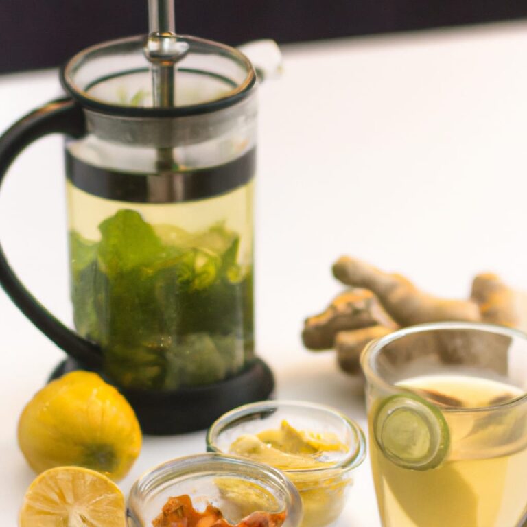 Infusión de té verde con jengibre y limón – Las infusiones